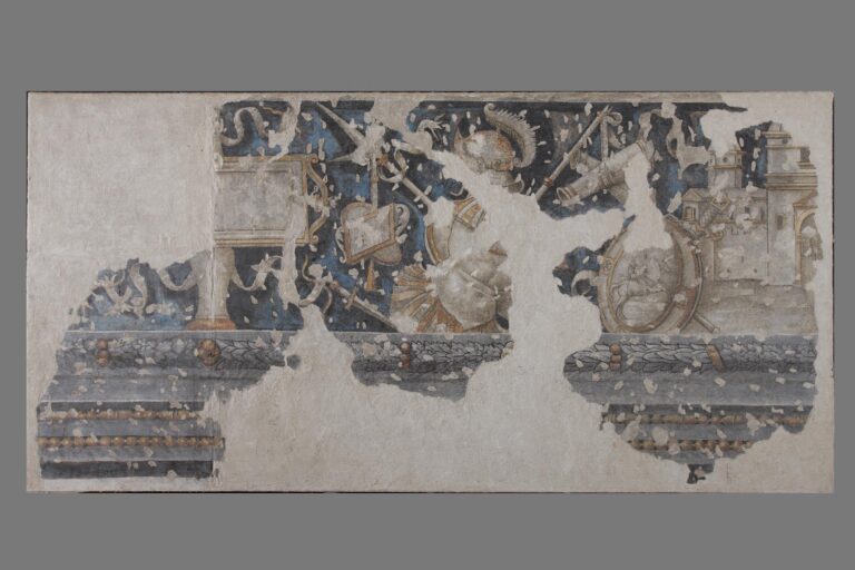 5. Fregio ornamentale (inv.2048) fotografia delle odierne condizioni ...