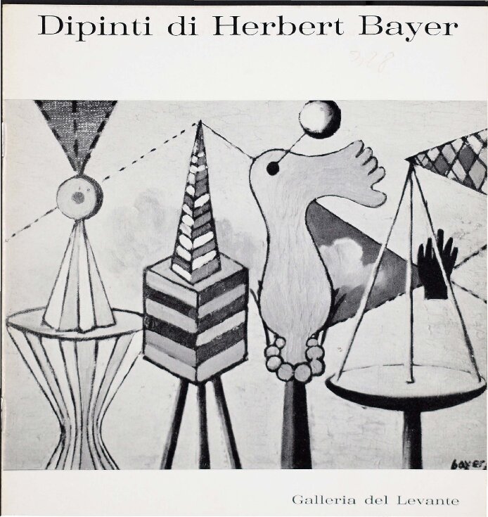 Dipinti di Herbert Bayer, 1963 - Centro Studi Rossana Bossaglia